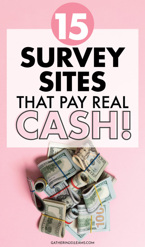 15 Legit Online Surveys That Pay Cash