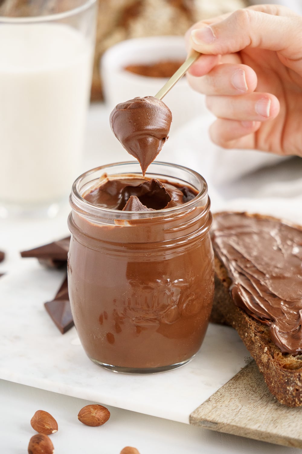 Healthy Vegan Nutella - Gathering Dreams