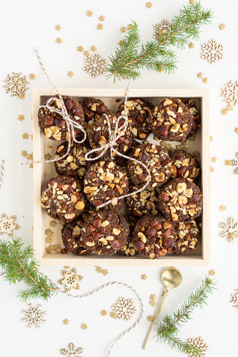 Chocolate Hazelnut Cookies (No Sugar) - Gathering Dreams