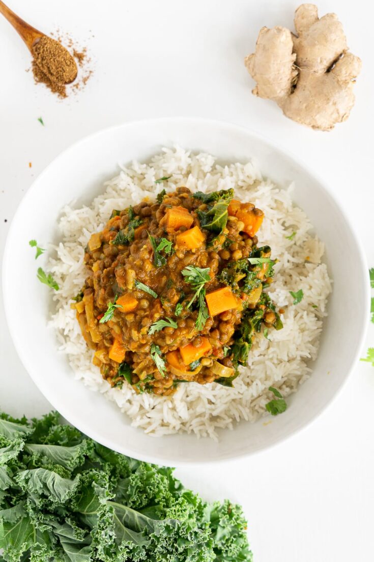 Coconut Lentil Curry - Gathering Dreams
