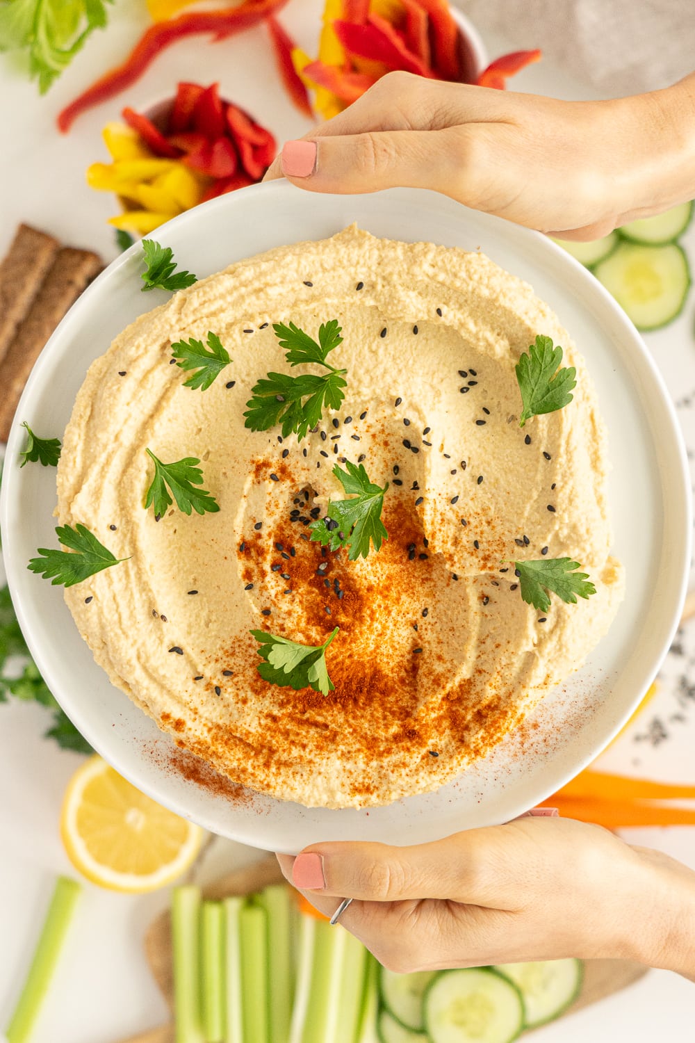 Easy Hummus Recipe (Creamy & Fast) - Gathering Dreams