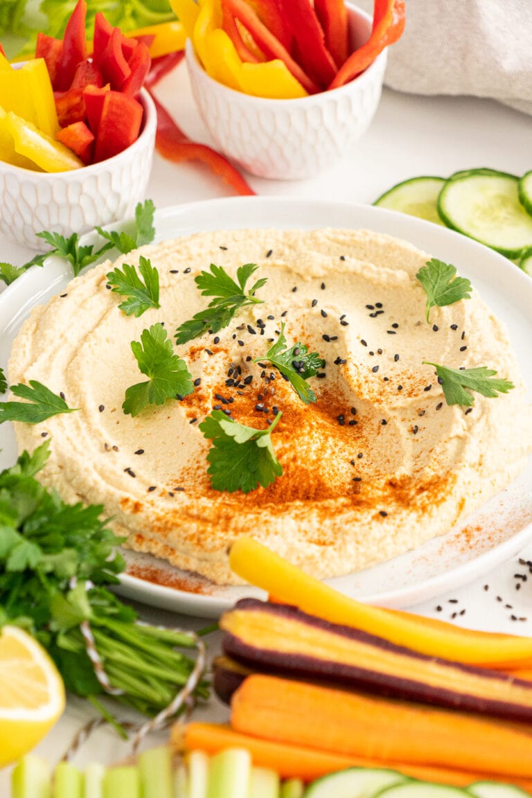 Easy Hummus Recipe (Creamy & Fast) - Gathering Dreams