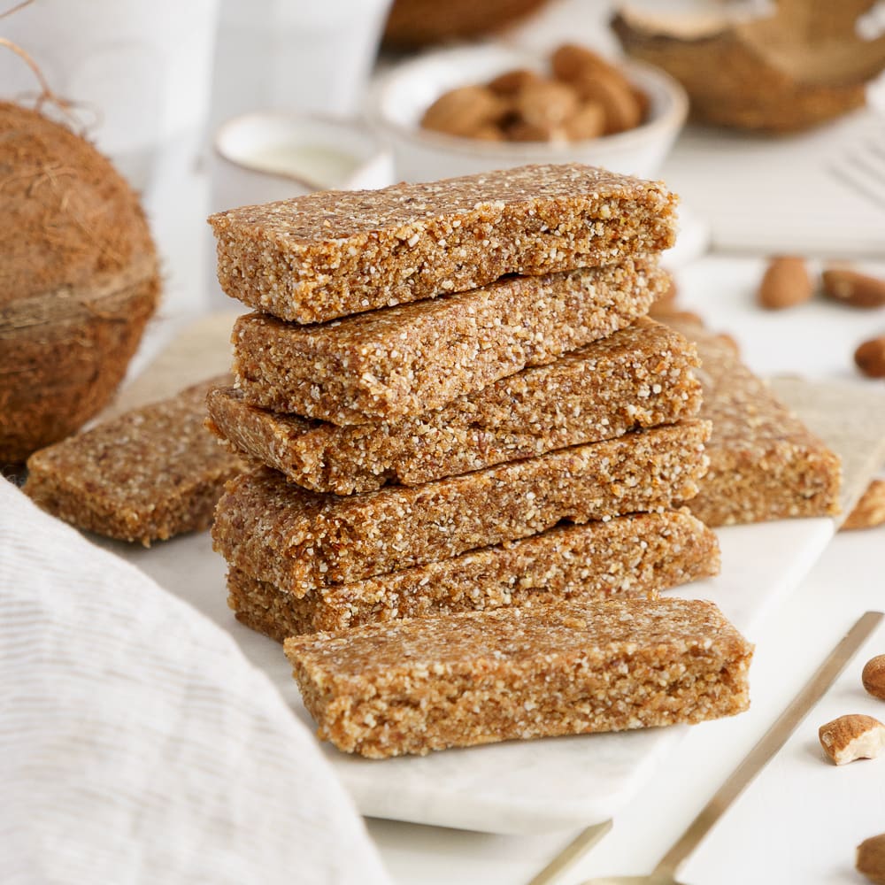 Coconut Date Bars (No-Bake) - Gathering Dreams