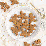 Hazelnut Gingerbread Man Sandwich Cookies - Gathering Dreams