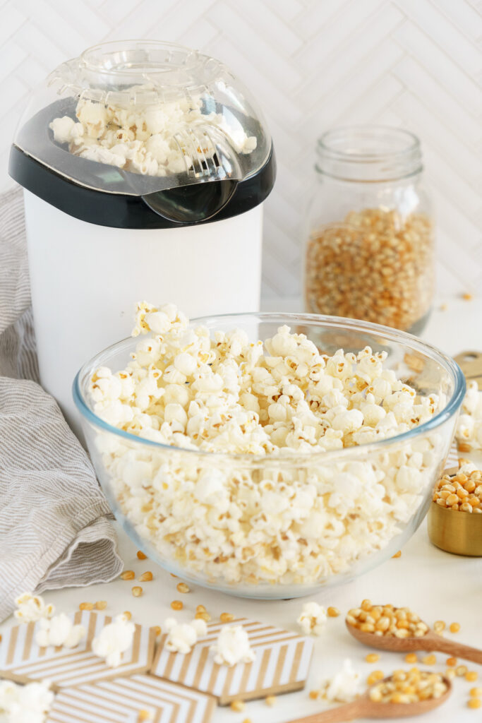 Healthy Air Popped Popcorn (Stovetop Or Microwave) - Gathering Dreams