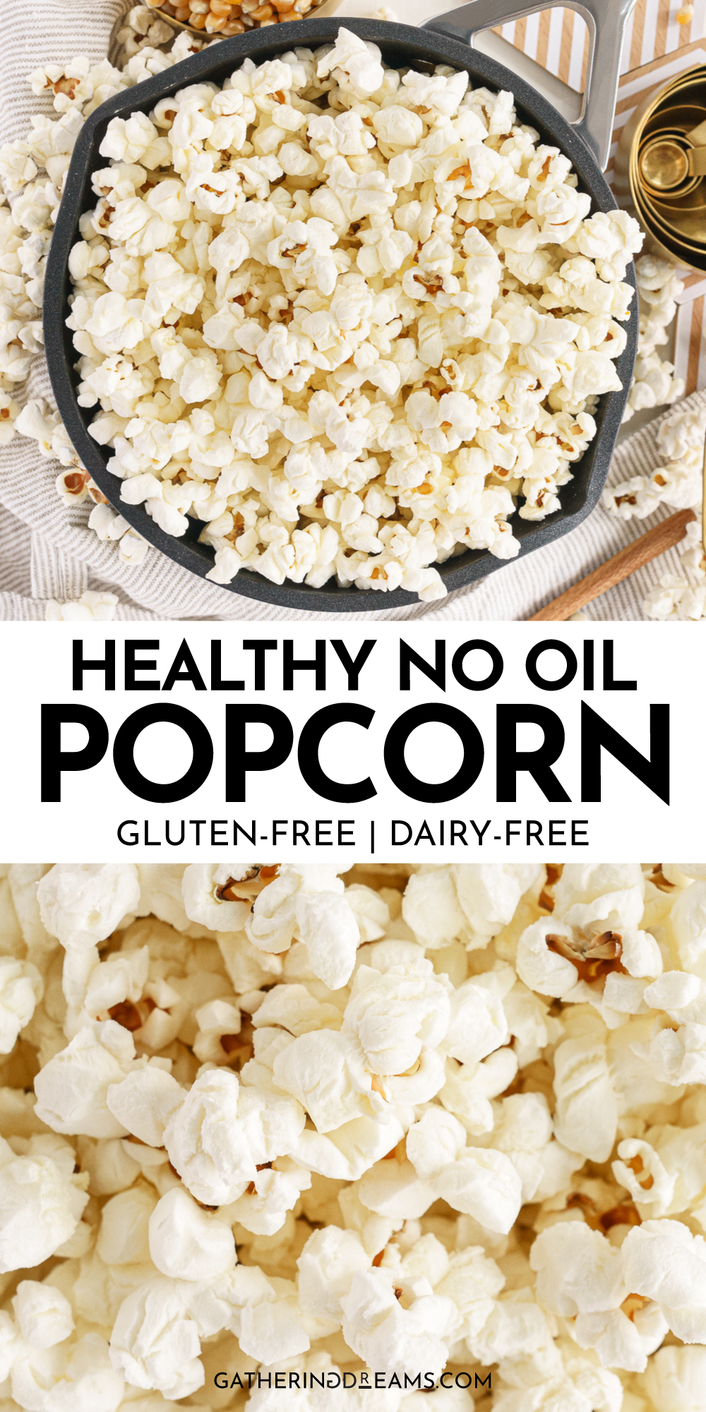 Healthy Air Popped Popcorn (Stovetop Or Microwave) - Gathering Dreams