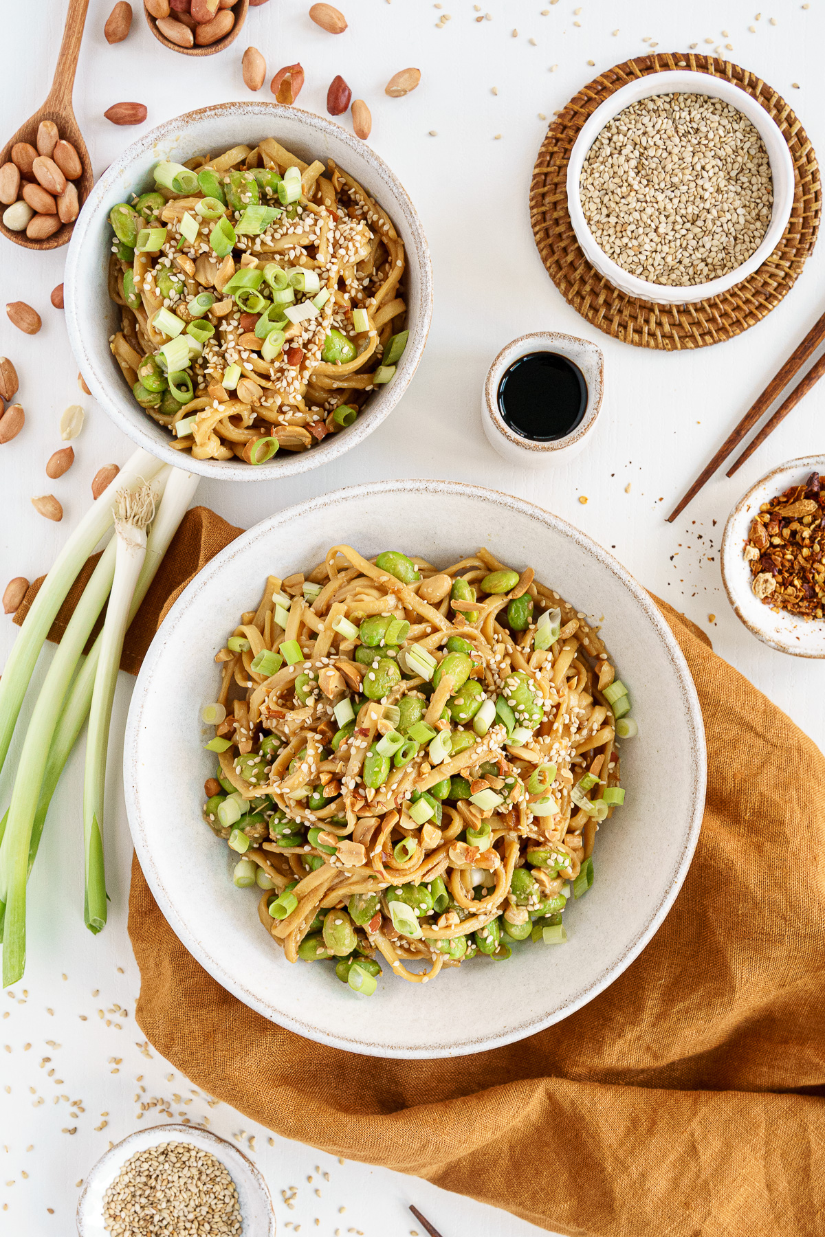 Garlic Sesame Noodles (15-Minute) - Gathering Dreams