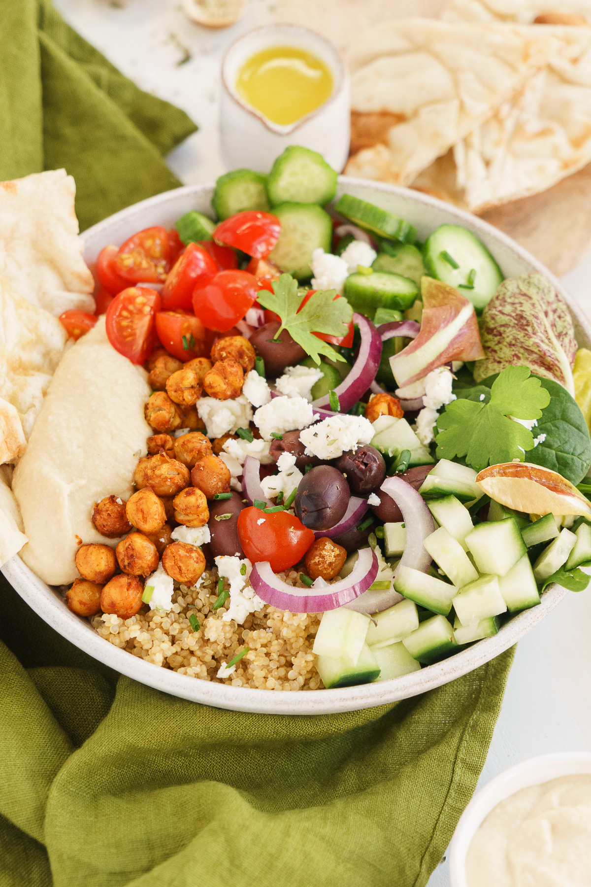 Easy Hummus Bowl - Gathering Dreams