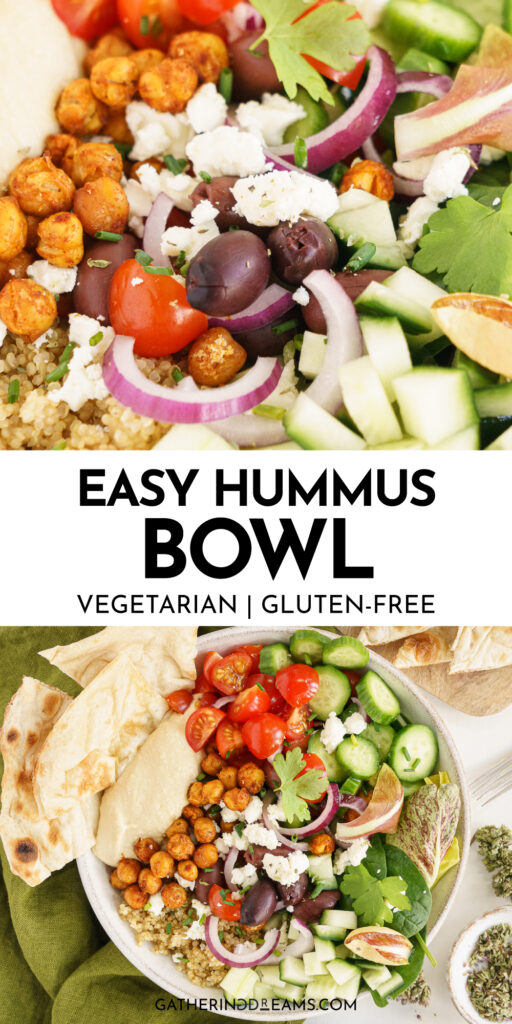 Easy Hummus Bowl - Gathering Dreams
