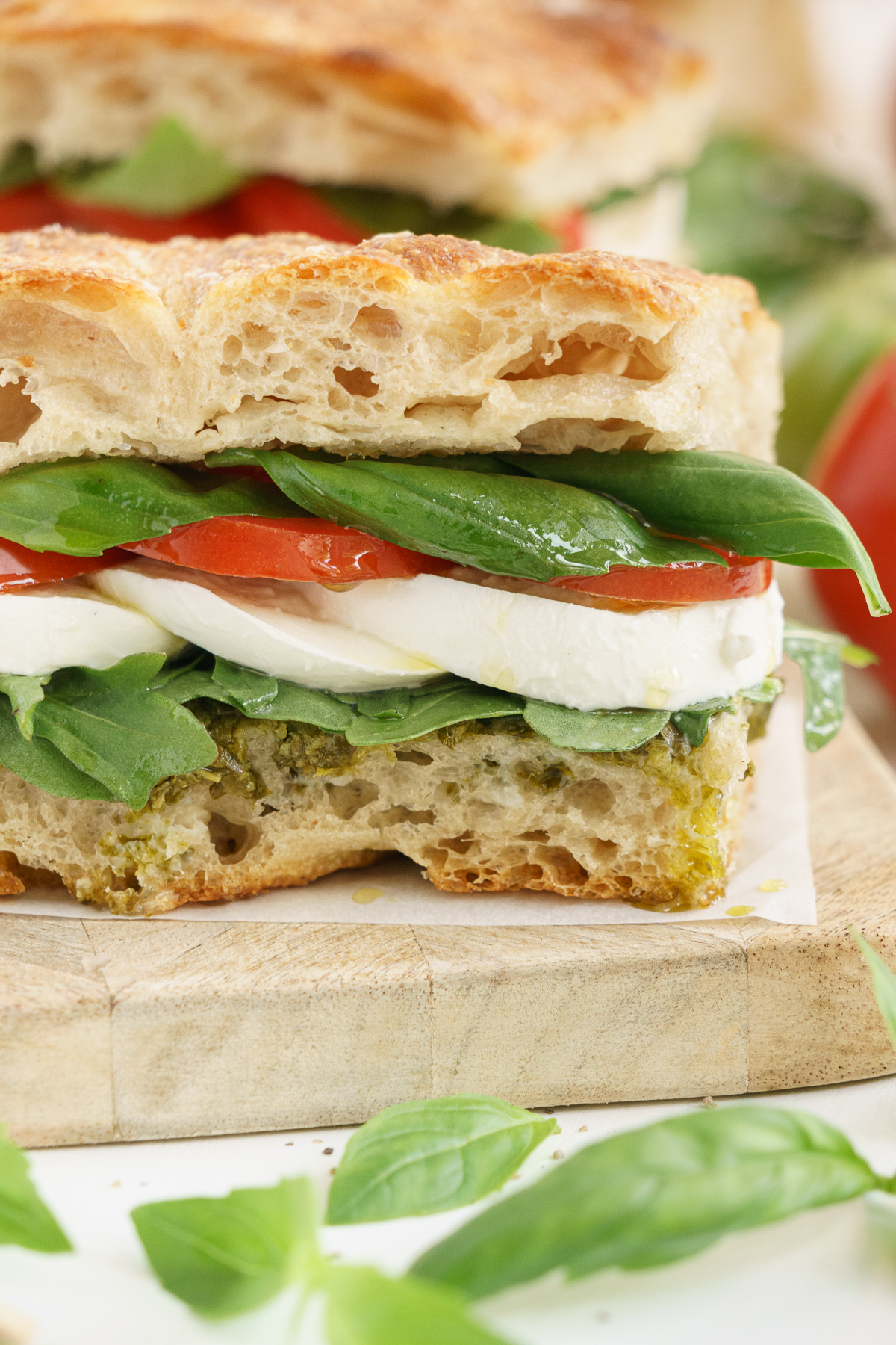 Caprese Sandwich - Gathering Dreams
