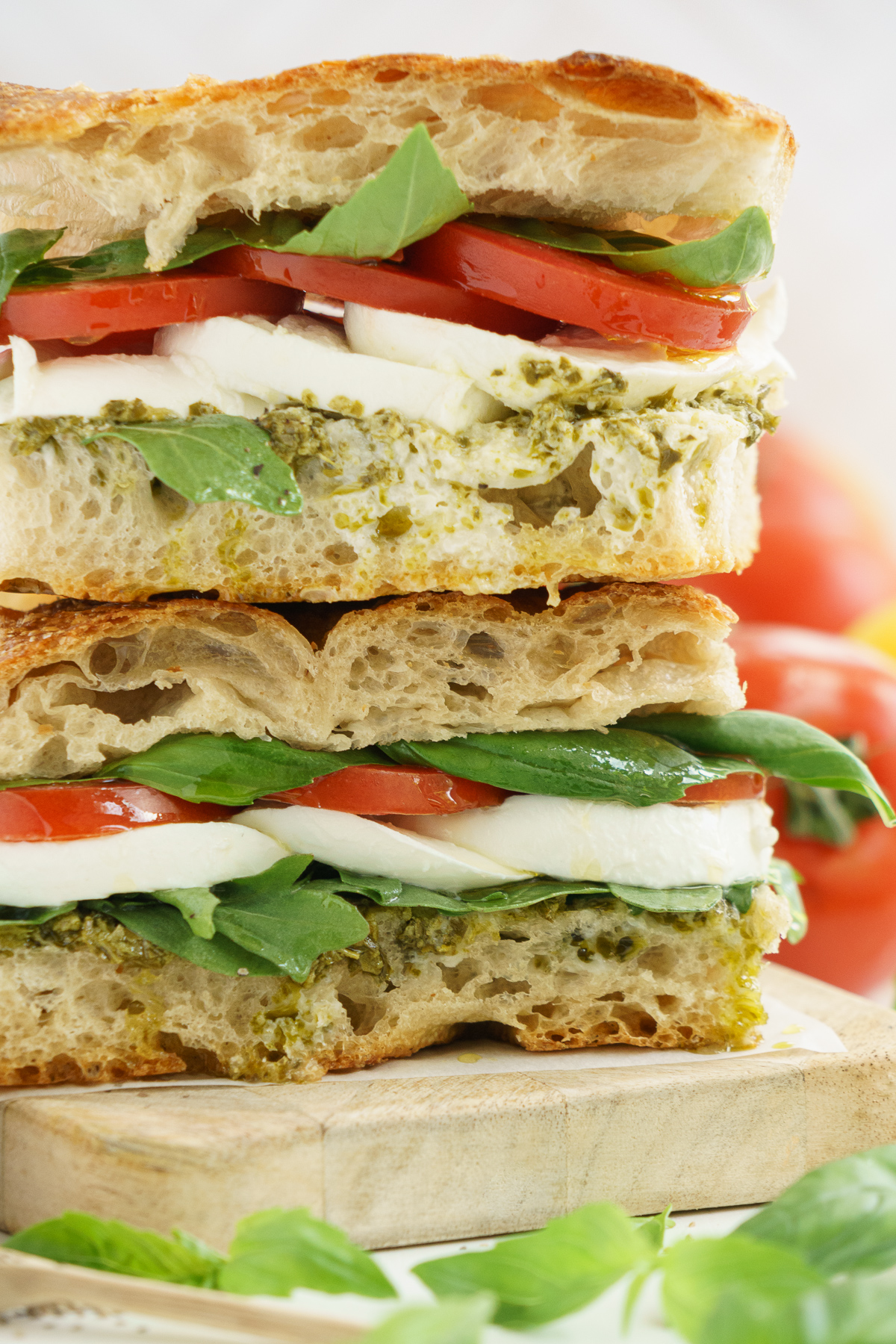 Caprese Sandwich - Gathering Dreams