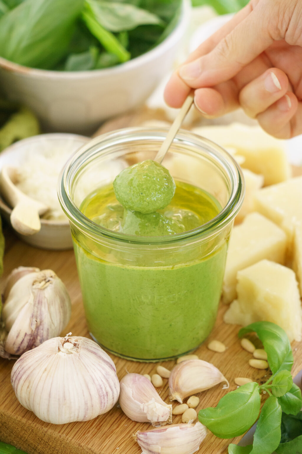Basil Pesto Recipe (Pesto Alla Genovese) - Gathering Dreams