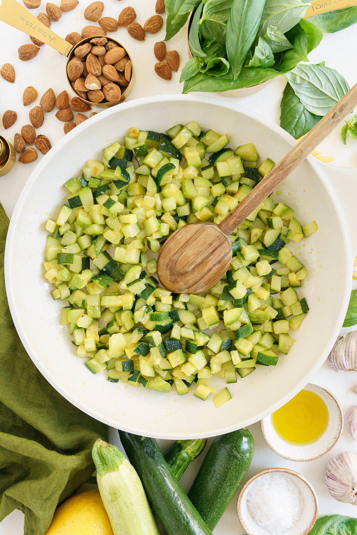 Zucchini Pesto Pasta - Gathering Dreams