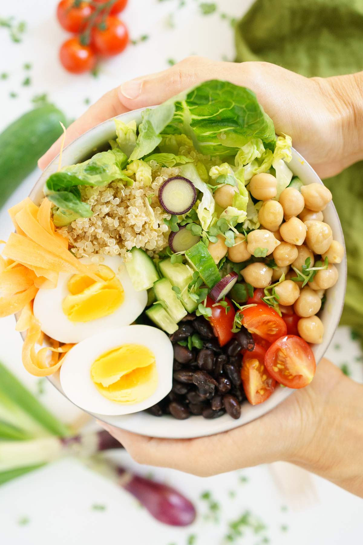 High-Protein Salad (35g - Perfect For Meal Prep) - Gathering Dreams