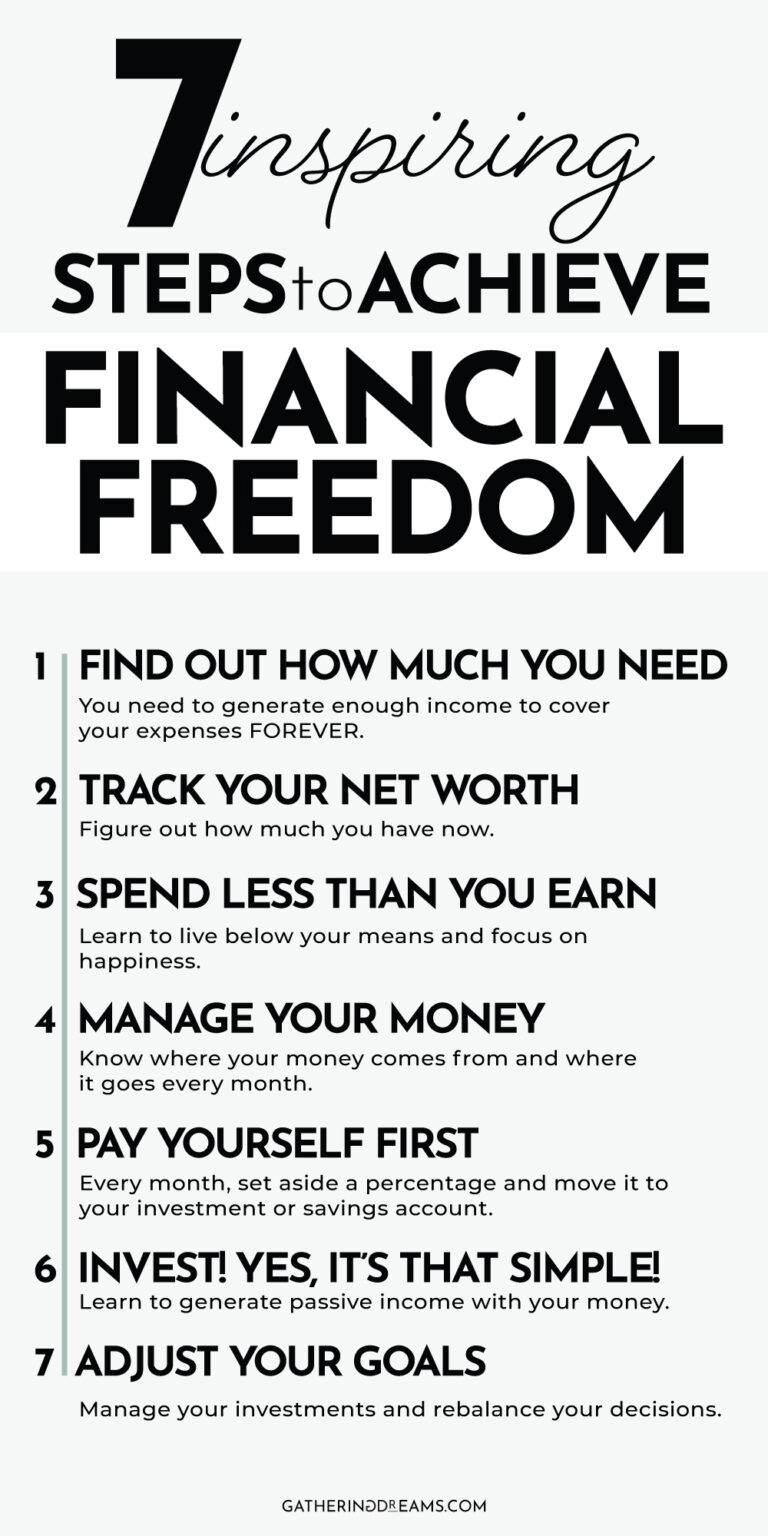 How To Reach Financial Freedom in 7 Easy Steps