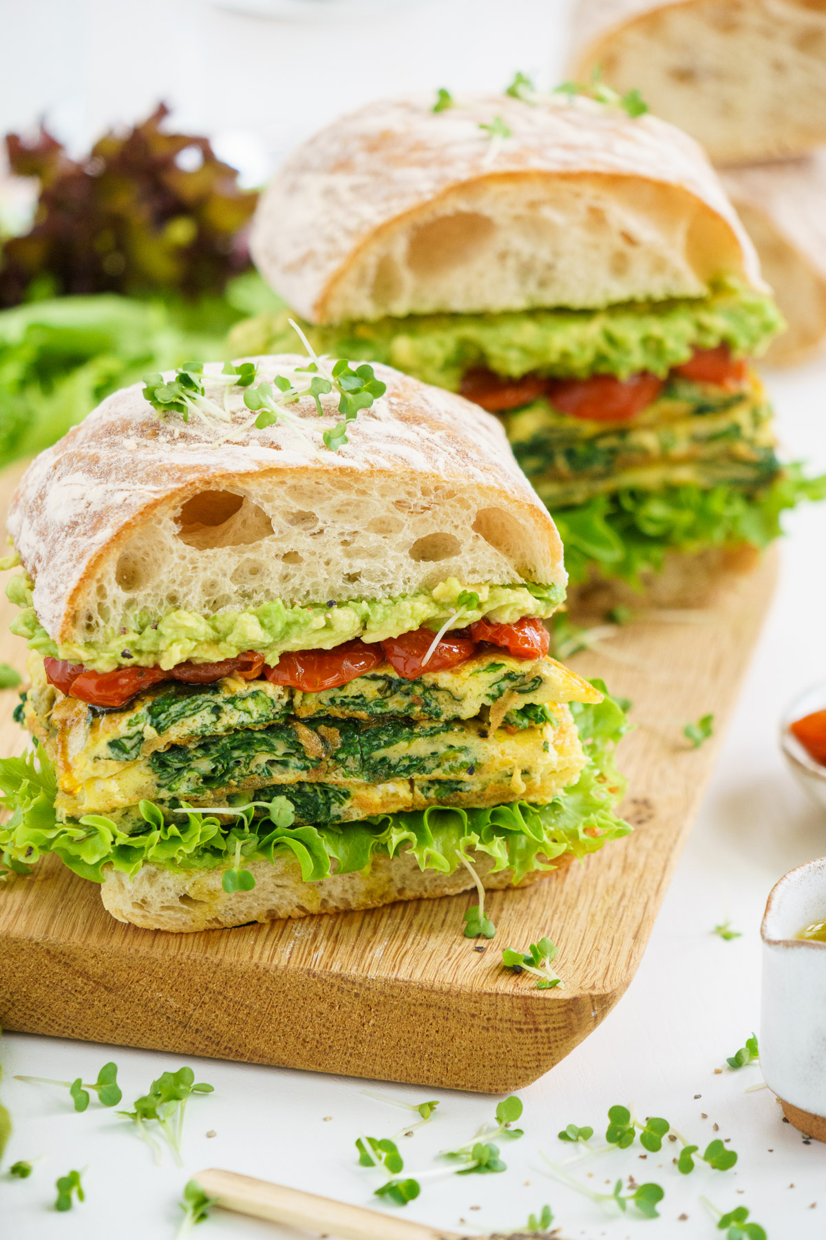 Breakfast Frittata Sandwich - Gathering Dreams