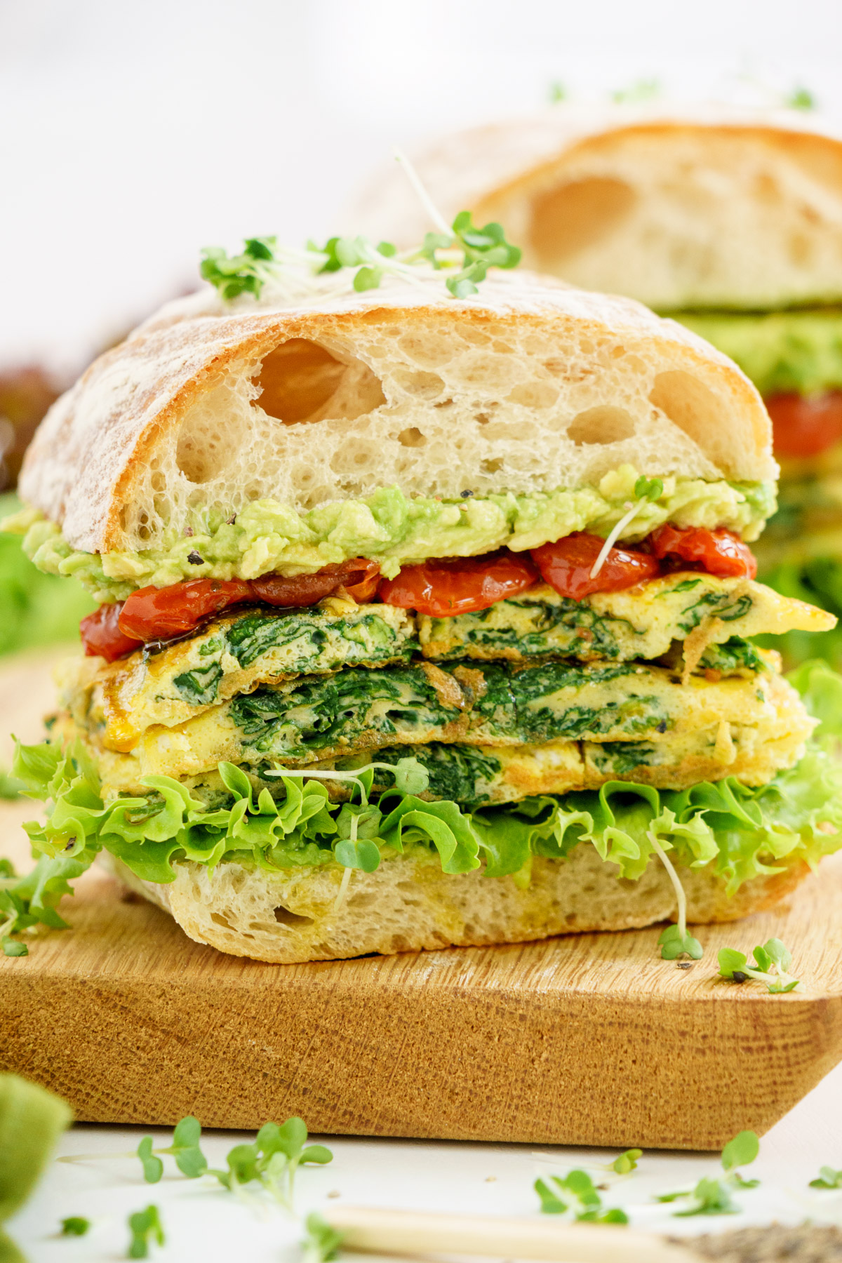 Breakfast Frittata Sandwich - Gathering Dreams