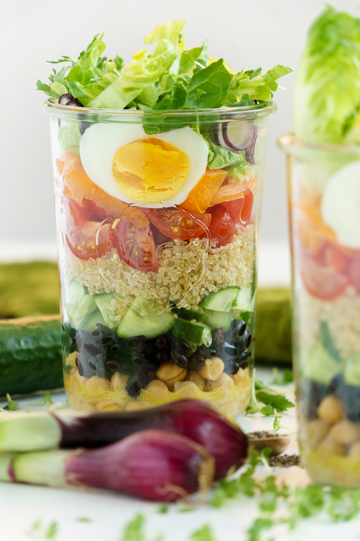 High-Protein Salad (35g - Perfect For Meal Prep) - Gathering Dreams