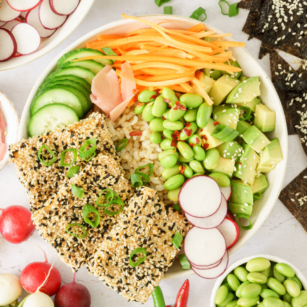 Vegan Sushi Bowl - Gathering Dreams