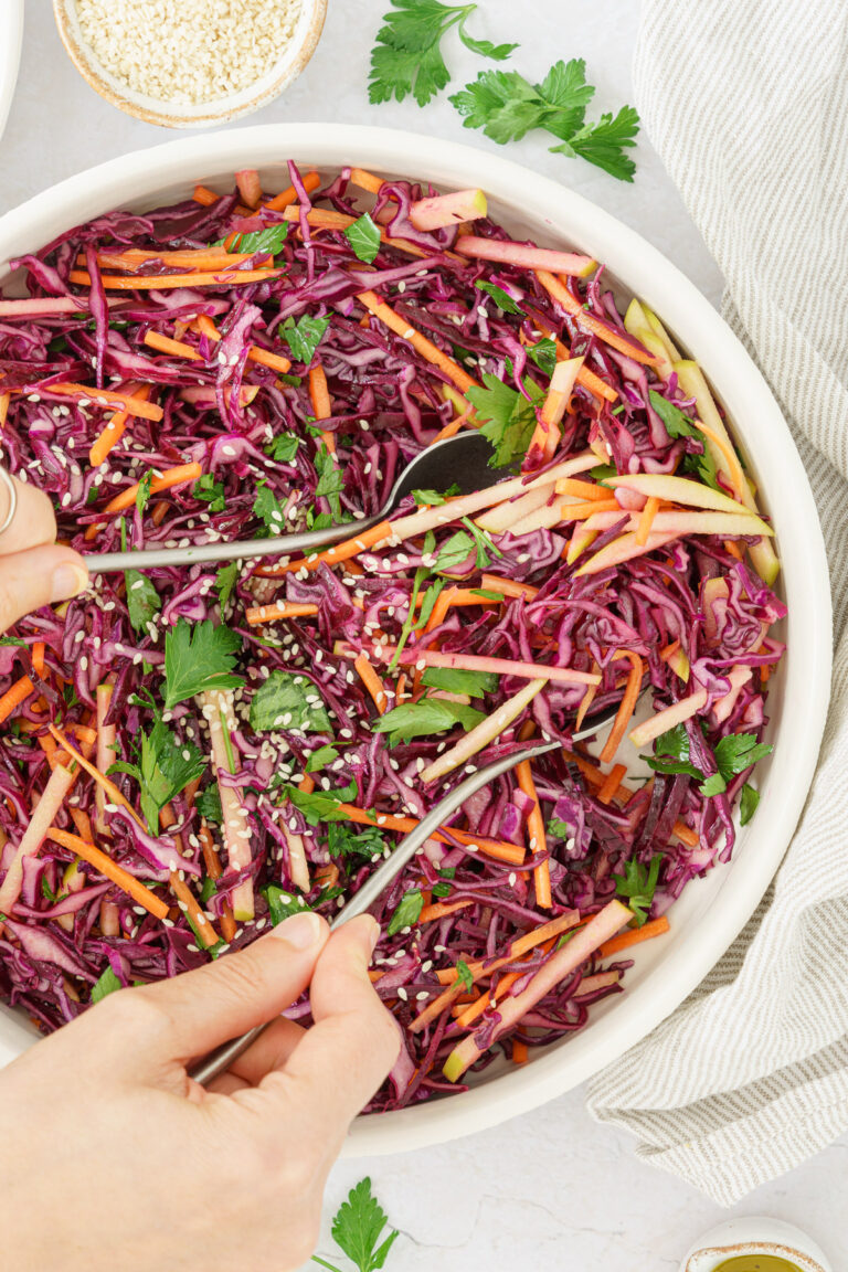 Red Cabbage Salad - Gathering Dreams