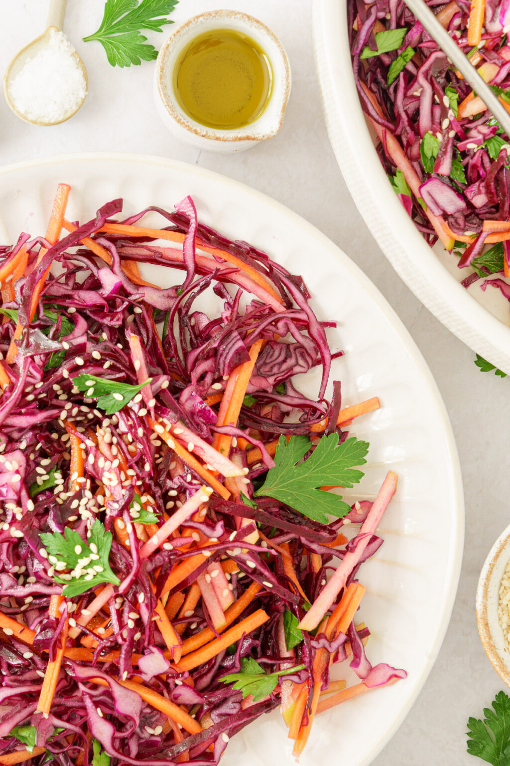 Red Cabbage Salad - Gathering Dreams