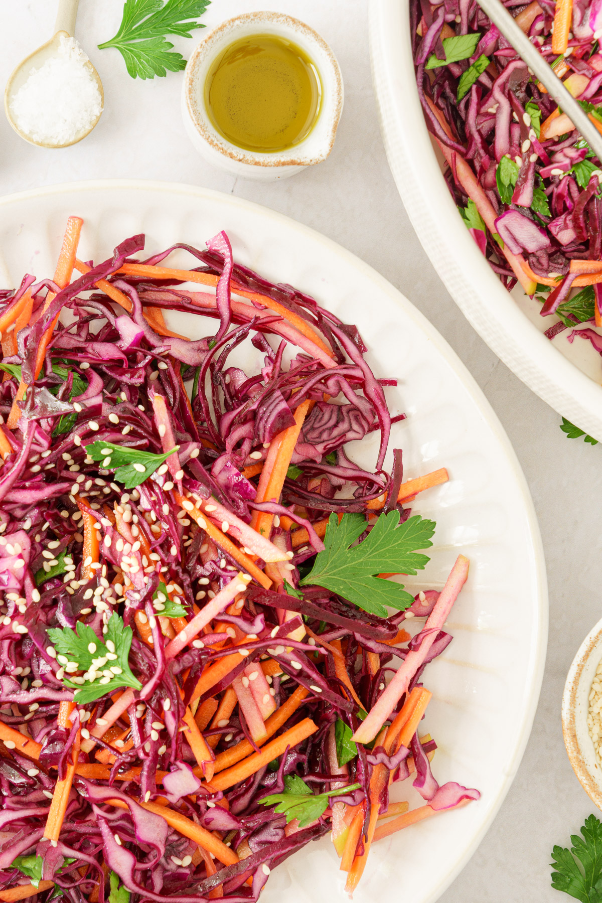 Red Cabbage Salad - Gathering Dreams