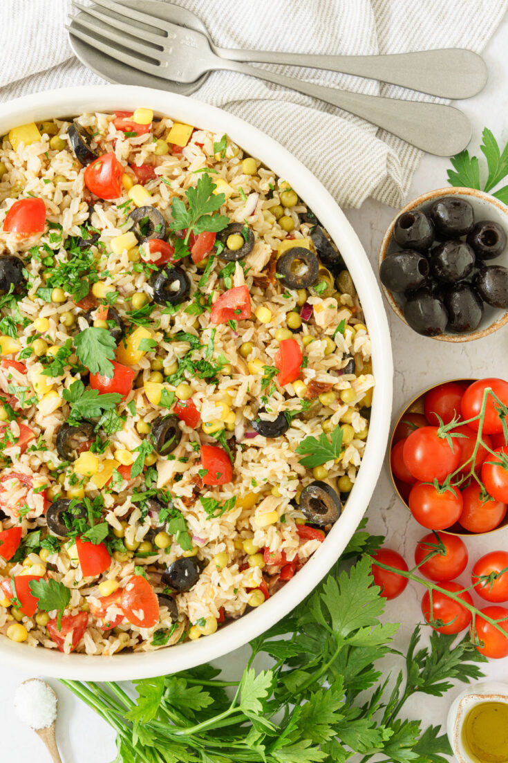 Cold Rice Salad (Italian Style) - Gathering Dreams