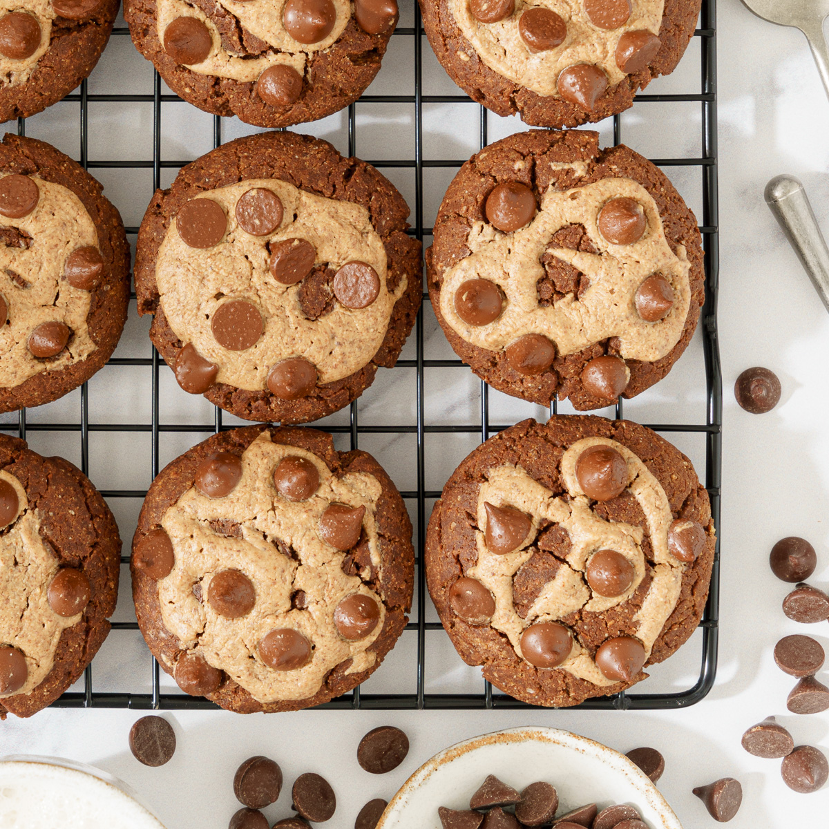 Chocolate Chickpea Flour Cookies - Gathering Dreams