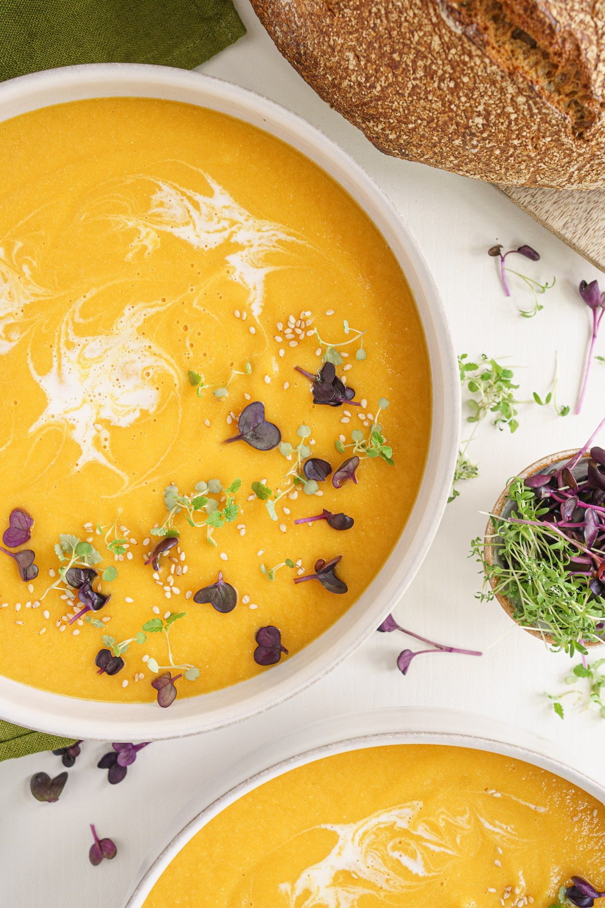 Vegan Carrot Ginger Soup - Gathering Dreams