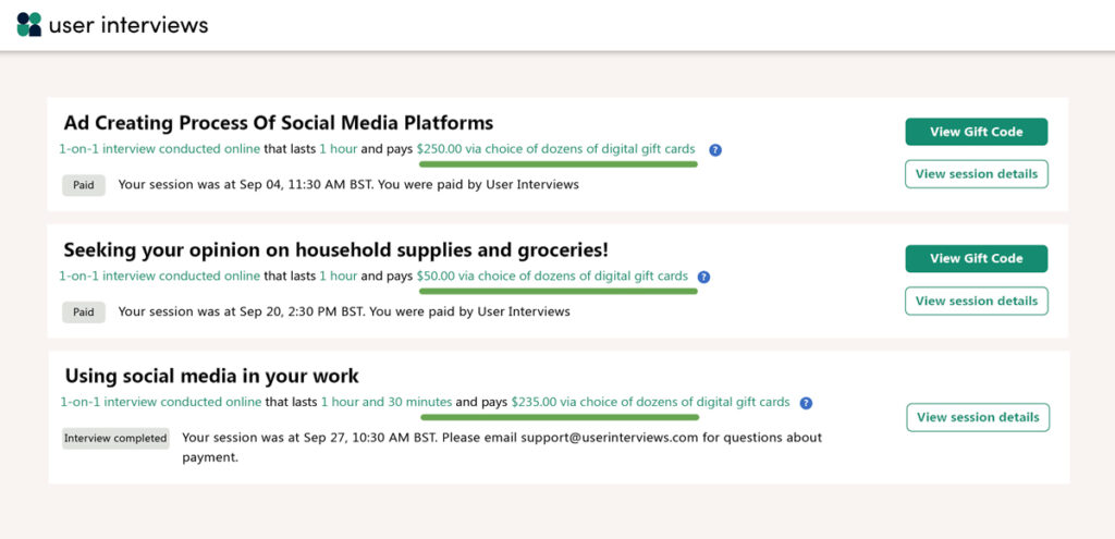 User Interviews Review: Can You Really Make $150 an Hour? - Gathering ...