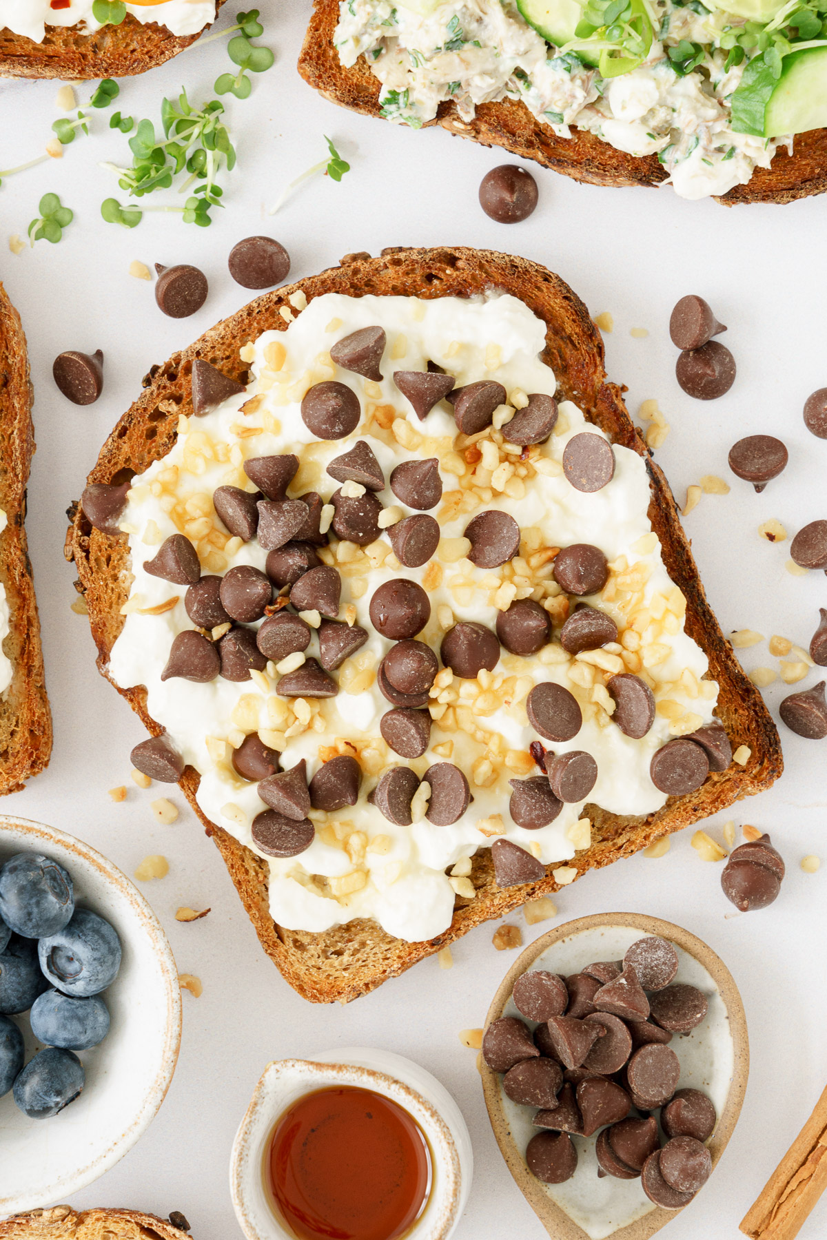 Cottage Cheese Toast - Gathering Dreams