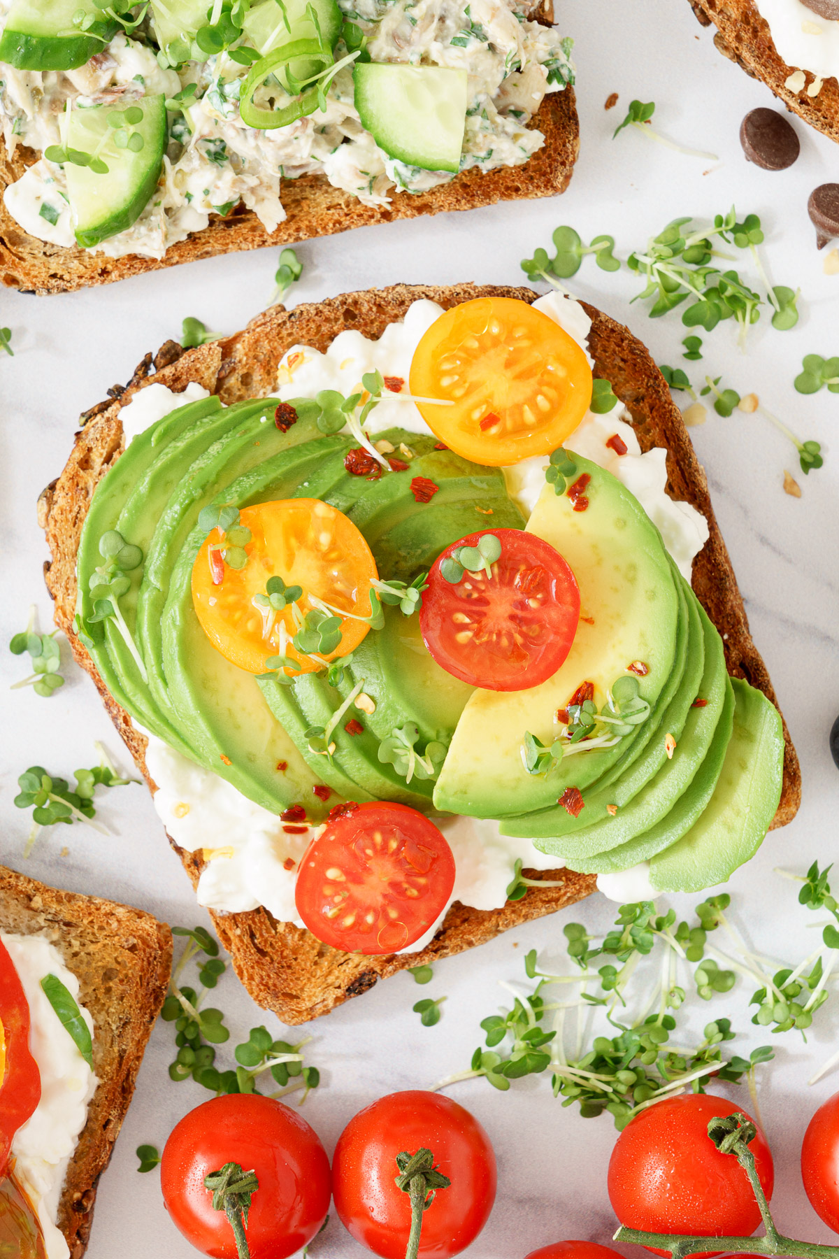 Cottage Cheese Toast - Gathering Dreams