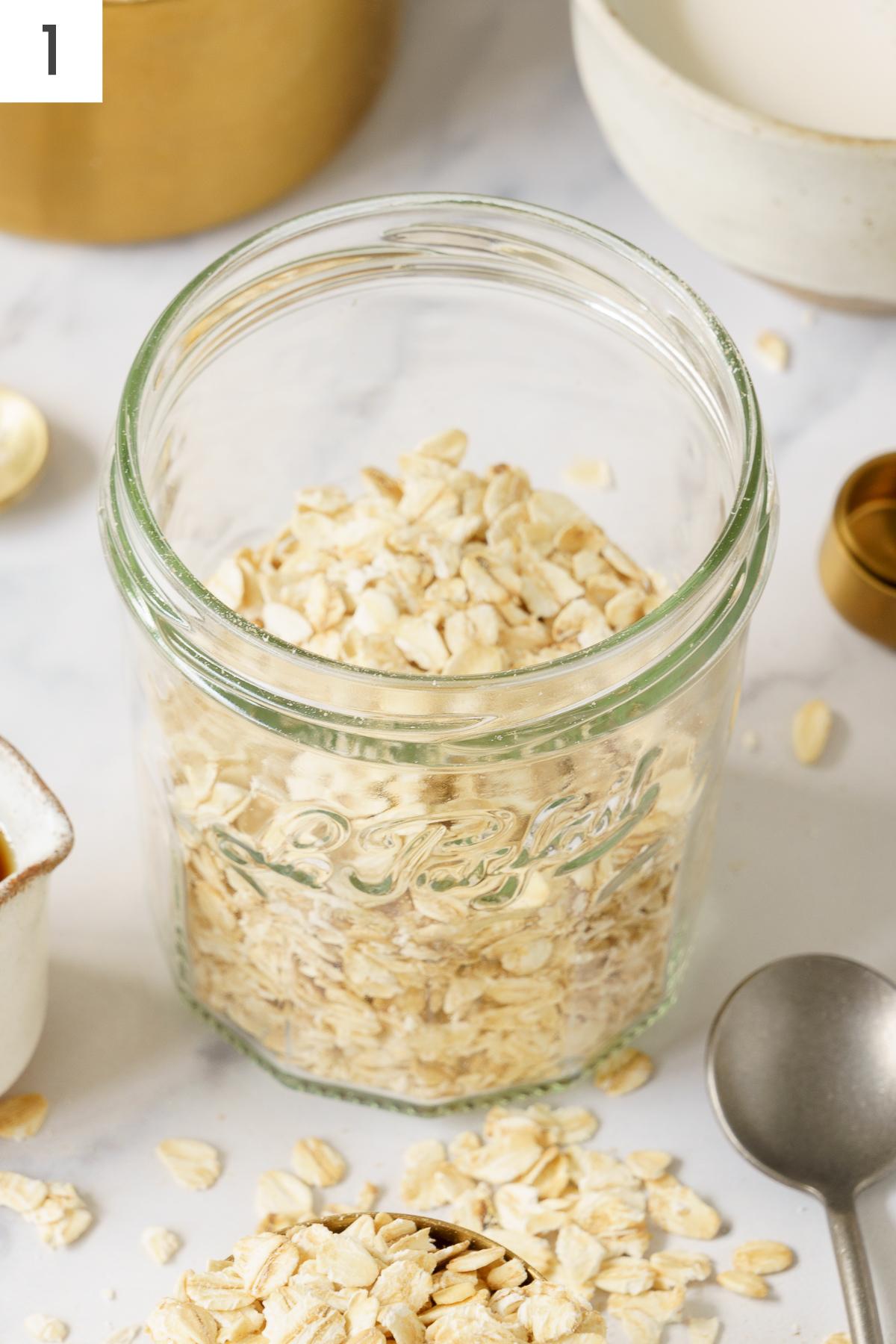 Overnight Oats Without Yogurt - Gathering Dreams