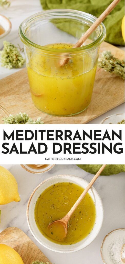 Mediterranean Salad Dressing - Gathering Dreams