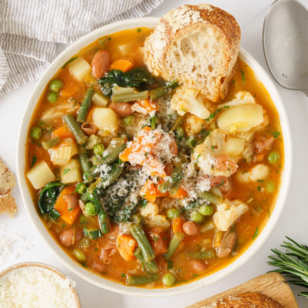 Classic Italian Minestrone Soup - Gathering Dreams