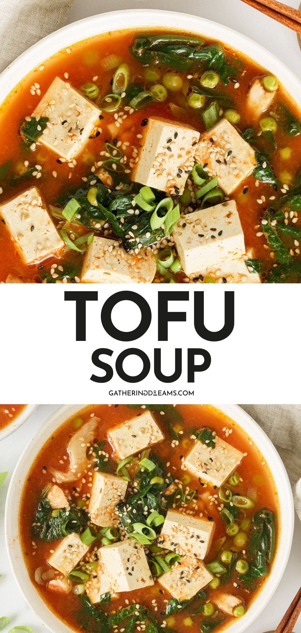 Easy Tofu Soup - Gathering Dreams