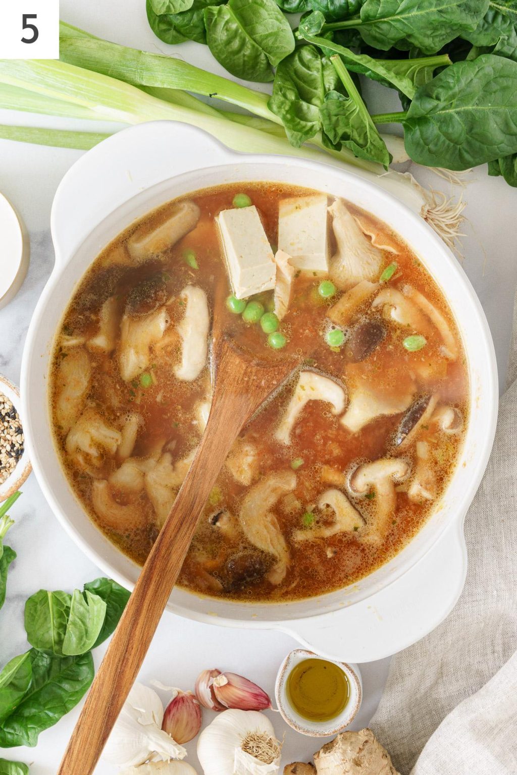 Easy Tofu Soup - Gathering Dreams