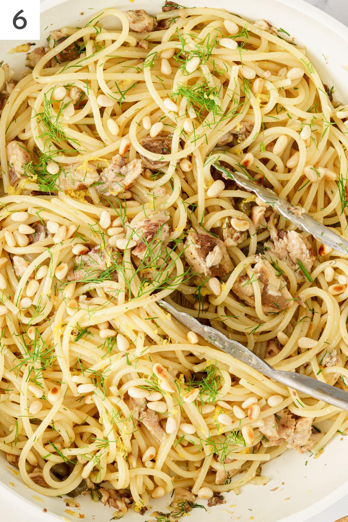 Mediterranean Sardine Pasta - Gathering Dreams